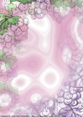 Purple Grapes Backing Paper - CUP408864_730 | Craftsuprint