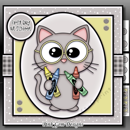 First Day At School Mini Kit - CUP1162360_2053 | Craftsuprint