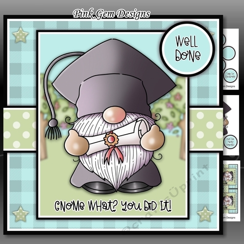 Gnome What Graduation Mini Kit - CUP1162810_2053 | Craftsuprint