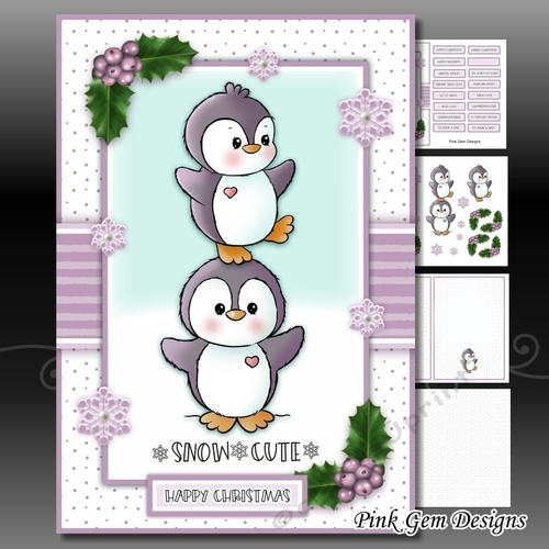 Snow Cute A5 Mini Kit - CUP1169342_2053 | Craftsuprint