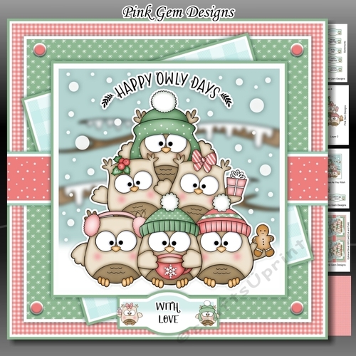 Happy Owly Days - CUP1185081_2053 | Craftsuprint