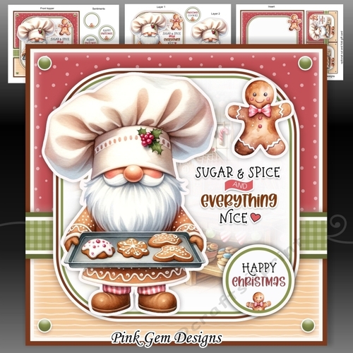 Sugar & Spice Christmas Mini Kit - CUP1307128_2053 | Craftsuprint