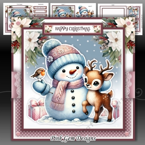 Snowman & Friends Mini Kit - CUP1331853_2053 | Craftsuprint
