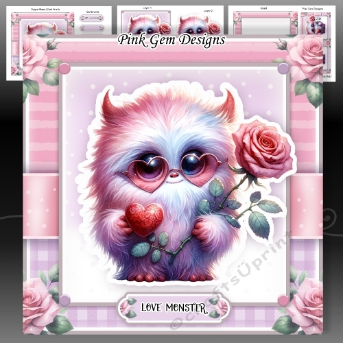 Love Monster Mini Kit Anniversary/Birthday/Valentines - CUP1362233_2053 ...