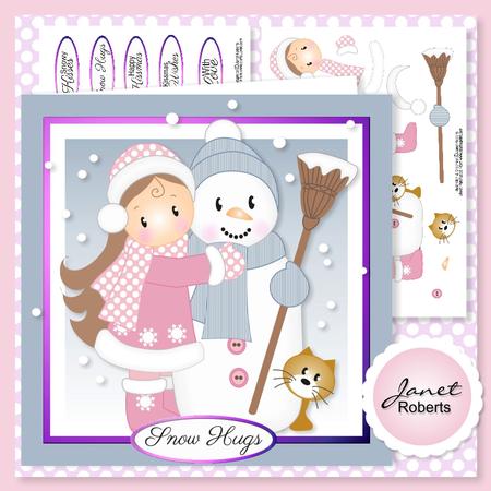 Snow Hugs Card Topper - CUP544287_2053 | Craftsuprint