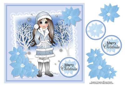 Winter Emma Card Topper - CUP565948_2053 | Craftsuprint