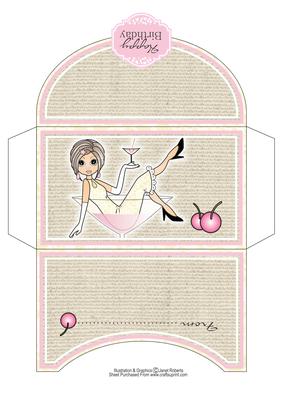 Cocktail Emma Money Wallet - CUP578845_2053 | Craftsuprint