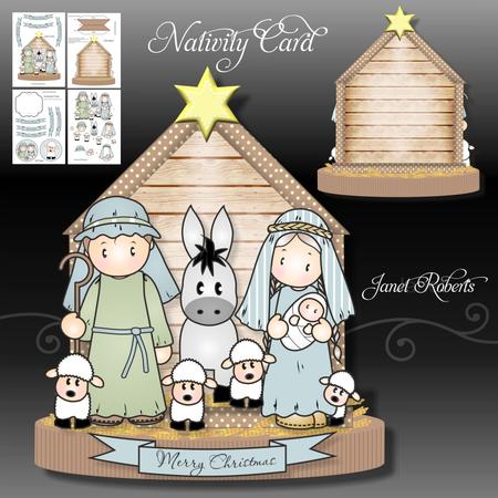 Nativity Card Mini Kit - CUP581259_2053 | Craftsuprint