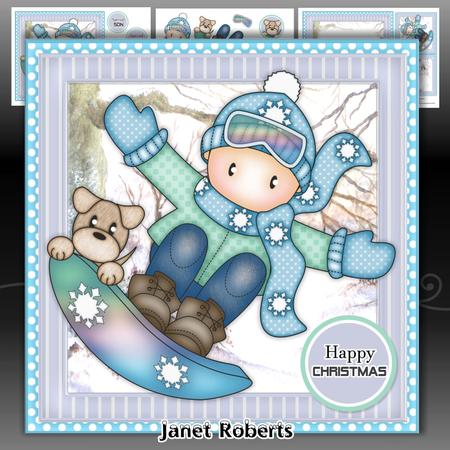 Andy on Snowboard Mini Kit - CUP638244_2053 | Craftsuprint
