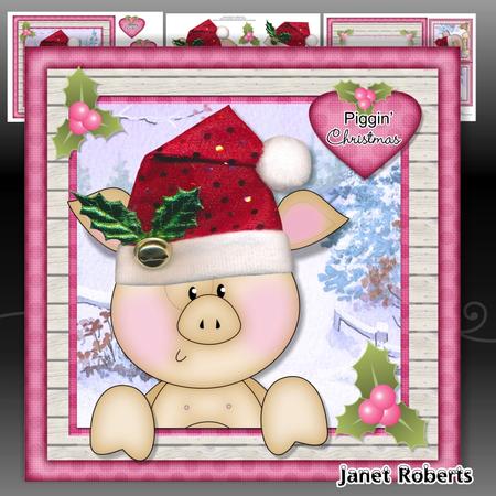 Piggin' Christmas Mini Kit - CUP638282_2053 | Craftsuprint