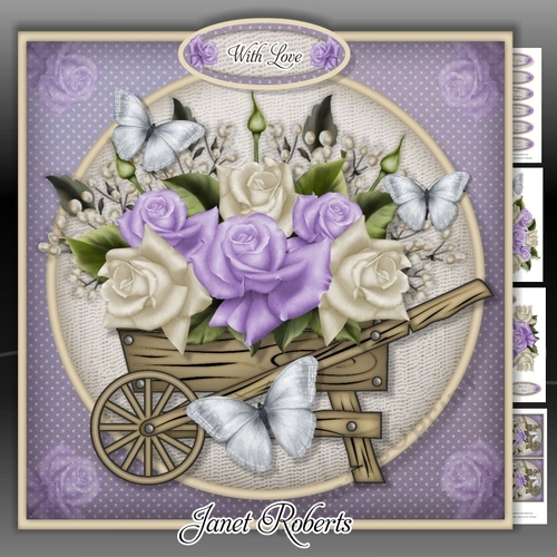 Lilac Rose Barrow Mini Kit - CUP797134_2053 | Craftsuprint