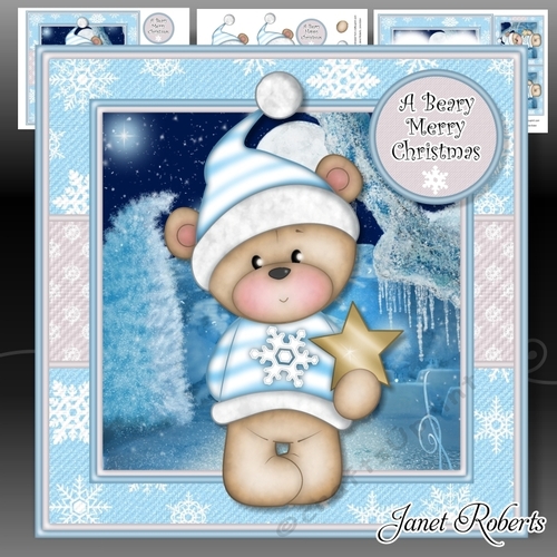 A Beary Merry Christmas Mini Kit - CUP819014_2053 | Craftsuprint