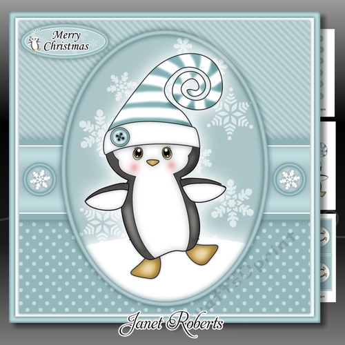 Curly Penguin Mini Kit - CUP997000_2053 | Craftsuprint