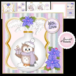 Ozzie with Gift Bauble Christmas Topper Mini Kit - Photo by Joan Prince