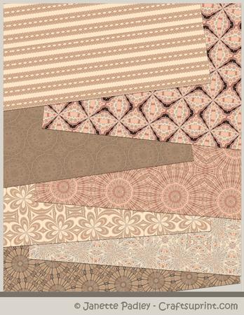 Caramel Paper Pack - CUP350973_1749 | Craftsuprint