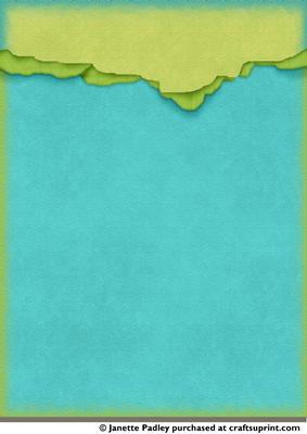 Turquise Dream Paper 2 - CUP376854_1749 | Craftsuprint