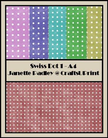 Swiss Dot Papers - Pack 1 -a4 - CUP596707_1749 | Craftsuprint