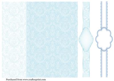 8in Blue Backing Paper - CUP570880_1952 | Craftsuprint