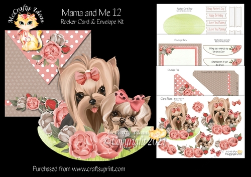 Mama and Me 12 - Rocker Card Kit - CUP1092090_905 | Craftsuprint