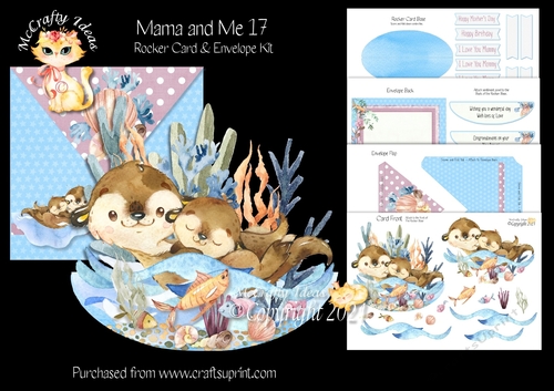 Mama and Me 17 - Rocker Card Kit - CUP1092214_905 | Craftsuprint