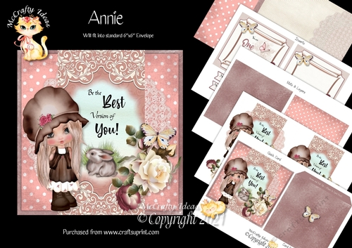 Annie - Complete Card and Inserts Kit - CUP1094464_905 | Craftsuprint