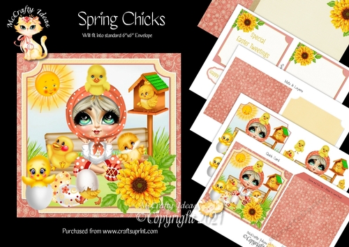 Spring Chicks - Complete Card and Inserts Kit - CUP1102826_905 ...