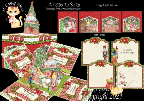 A Letter to Santa Exploding Box Surprise Kit - CUP1114383_905 ...