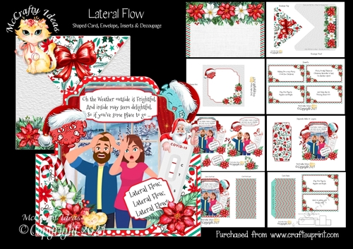 Lateral Flow Shaped Card and Envelope Kit. - CUP1139231_905 | Craftsuprint