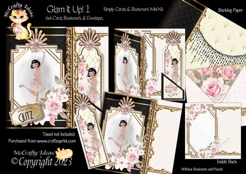 Glam it Up 1 Simply Cards & Bookmark Mini Kit - CUP1201985_905 ...