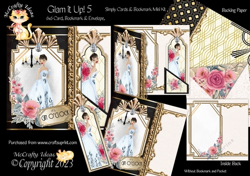 Glam it Up 5 Simply Cards & Bookmark Mini Kit - CUP1201989_905 ...