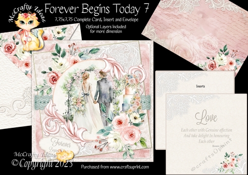 Forever Begins Today 7 7.75x7.75 Simply Cards - CUP1209048_905 ...