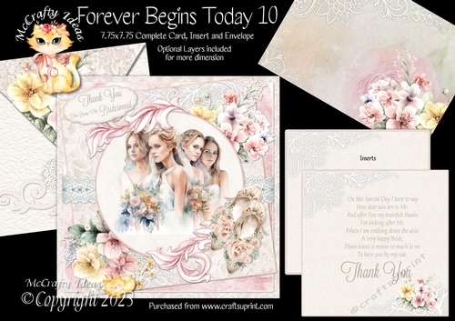 Forever Begins Today 10 7.75x7.75 Simply Cards - CUP1209052_905 ...