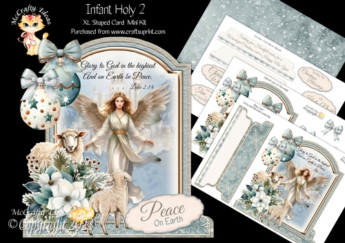 Infant Holy 2 XL Shaped Card Kit - CUP1247518_905 | Craftsuprint