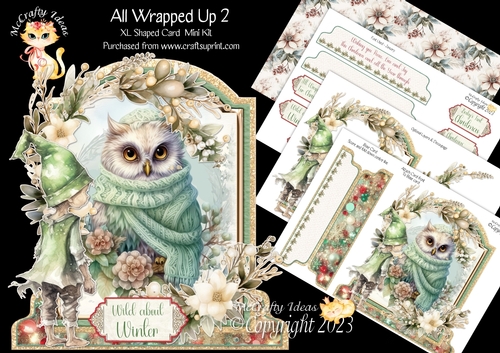 All Wrapped Up 2 XL Shaped Card Kit - CUP1269493_905 | Craftsuprint