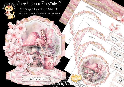 Once Upon a Fairytale 2 Shaped Easel - CUP1309145_905 | Craftsuprint