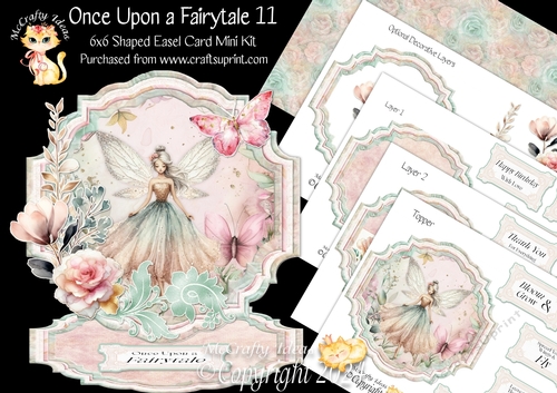 Once Upon a Fairytale 11 Shaped Easel - CUP1309492_905 | Craftsuprint