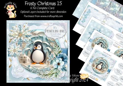 Frosty Christmas 15 6x6 Simply Cards - CUP1329154_905 | Craftsuprint