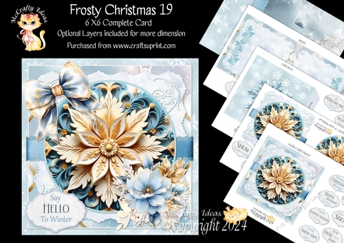 Frosty Christmas 19 6x6 Simply Cards - CUP1329158_905 | Craftsuprint