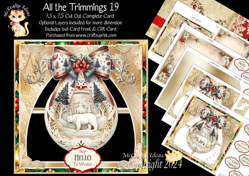 All the Trimmings 19 Cut-Out Card Mini Kit - CUP1340219_905 | Craftsuprint