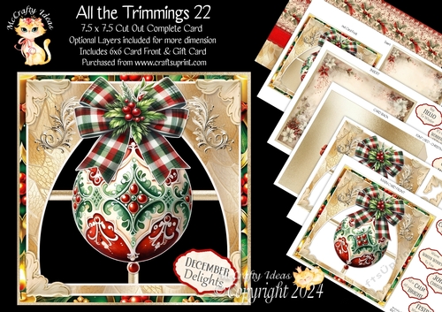 All the Trimmings 22 Cut-Out Card Mini Kit - CUP1340222_905 | Craftsuprint