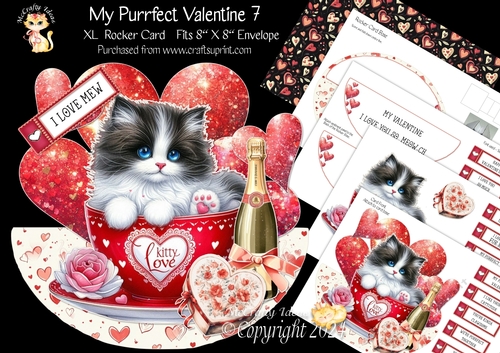 My Purrfect Valentine 7 - CUP1354921_905 | Craftsuprint