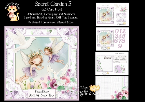 Secret Garden 5 6x6 - CUP1360125_905 | Craftsuprint