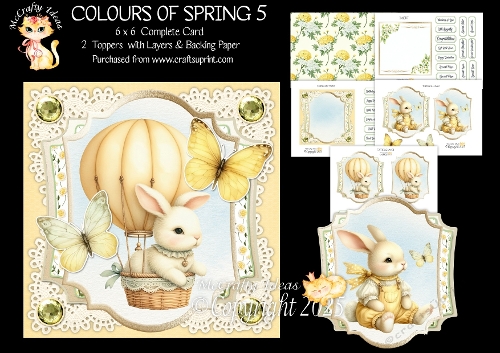 Colours of Spring 5 6x6 - CUP1371403_905 | Craftsuprint