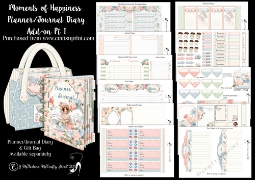 Moments of Happiness Planner/Journal Diary Add-on Pt 1 - CUP897631_905 ...