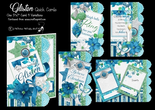 Glisten Quick Cards - CUP914979_905 | Craftsuprint