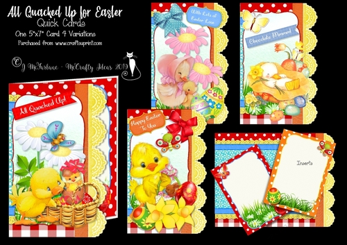All Quacked Up for Easter Quick Cards - CUP957753_905 | Craftsuprint
