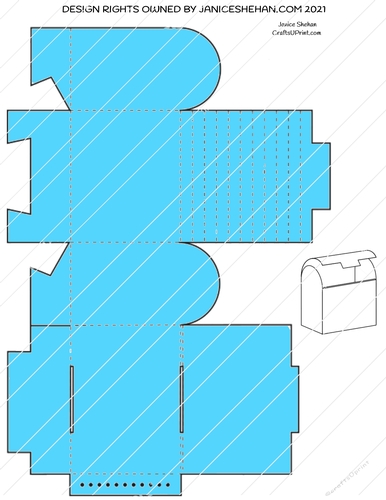 ROUND TOP BOX TEMPLATE - FAVOR BOX TEMPLATE - CUP1167143_2049 ...