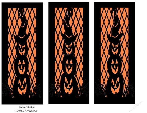 HALLOWEEN PUMPKIN BOOKMARK BOOK MARK - CUP1170879_2049 | Craftsuprint