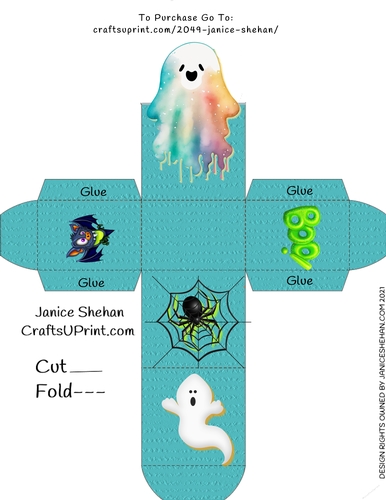 HALLOWEEN FAVOR BOXES GHOSTS, BLACK CATS, MORE - CUP1216309_2049 ...