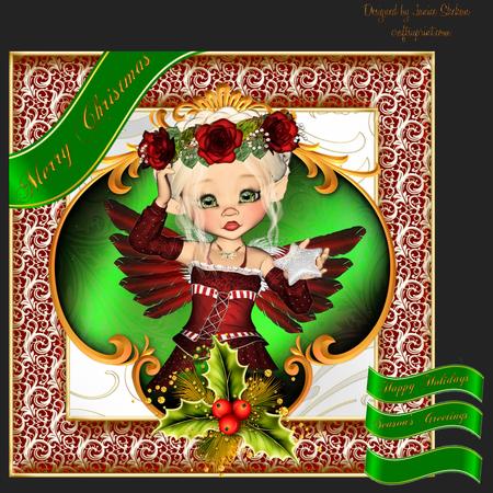 Christmas Santa Angel Elf - CUP652810_2049 | Craftsuprint
